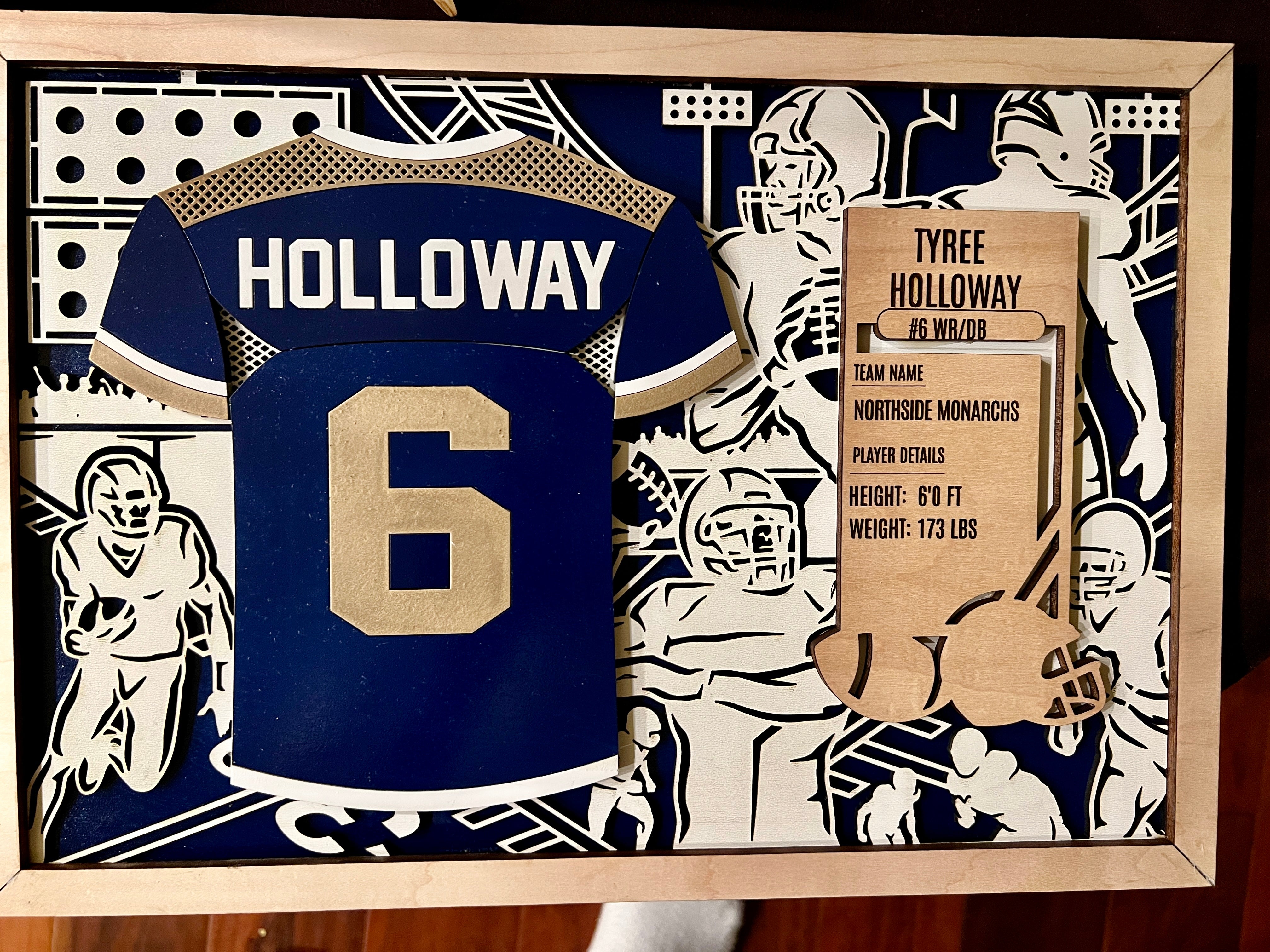Special Commemorative Shadow Box Jersey – Southern Charm Expressions